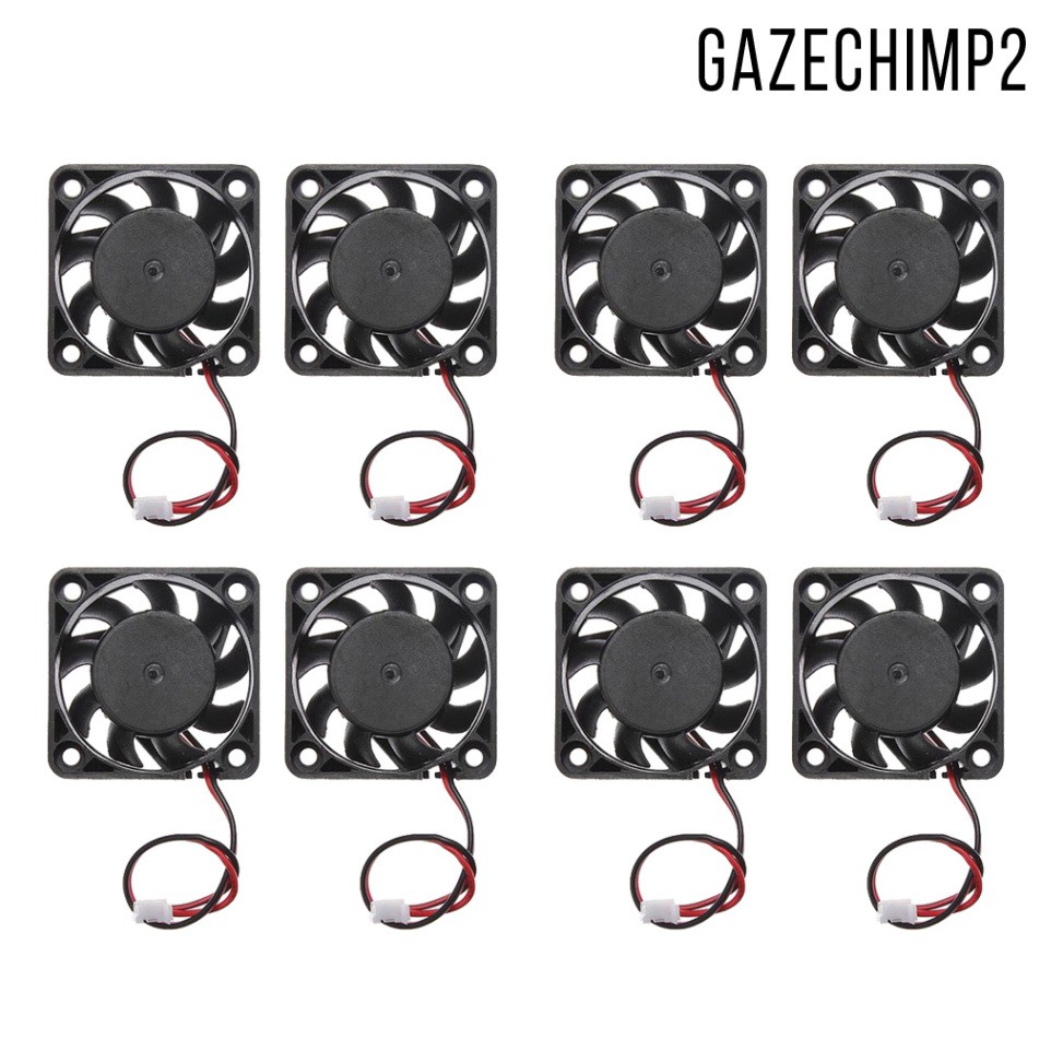 8pieces 12V 2Pin 40mm Mini 4cm Fan Silent Cooling Fan for PC | Shopee ...