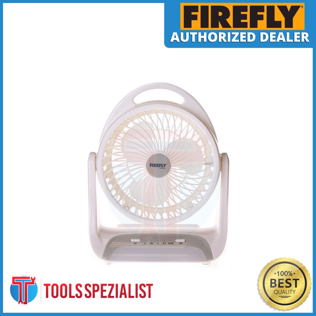 Firefly Mini Table Fan with Built-in Dimmable Emergency Light - FEL628 ...