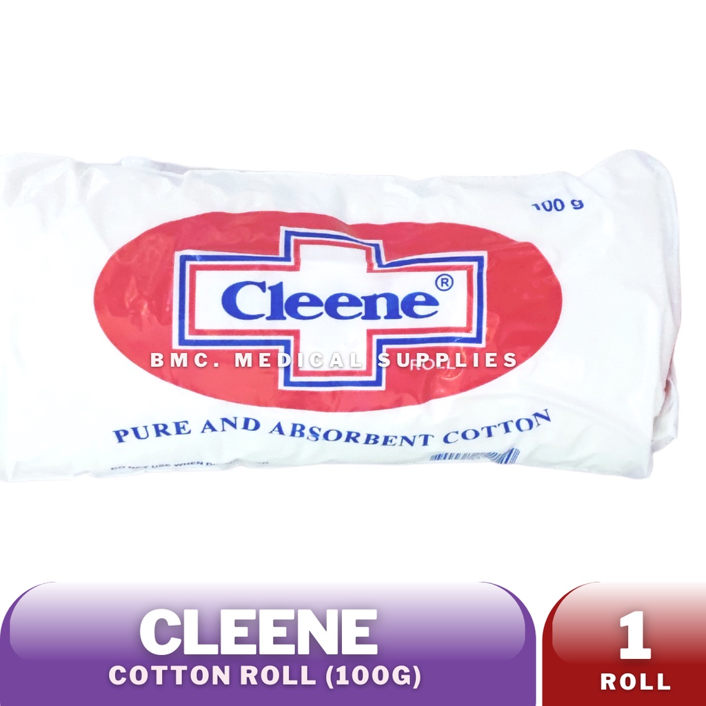 Cleene Cotton Balls (300's) (100's) (50's) and Cotton Roll (90G) (25g ...