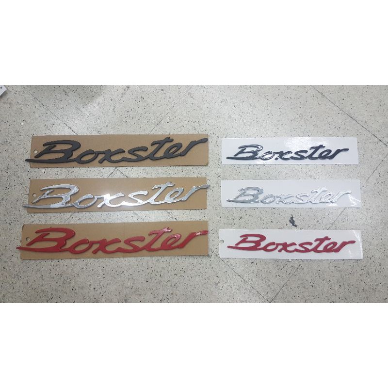 PORSCHE BOXSTER LOGO 3D Back | Shopee Philippines