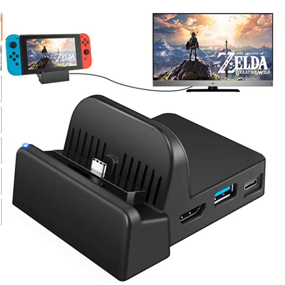 UKor TV Docking Station for Nintendo Switch, Portable Charging Stand ...