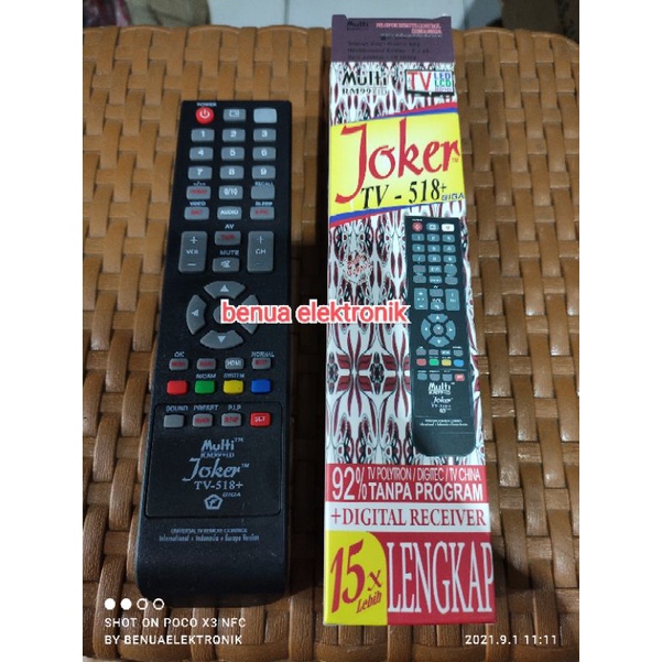 Joker tv Remote multi/universal 518+ General receiver Remote | Shopee ...