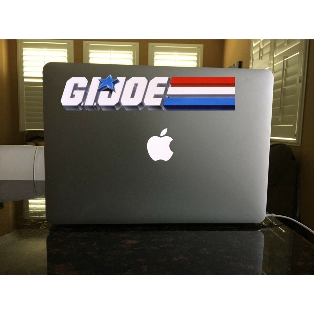 Gi Joe Retro 3D logo Vinyl Window decal sticker destro Cobra Commander ...