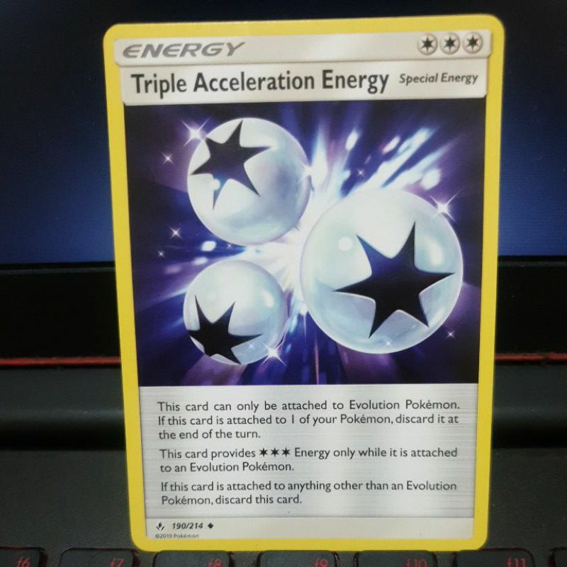 Triple Acceleration Energy - 190/214 - Uncommon Sun & Moon: Unbroken ...