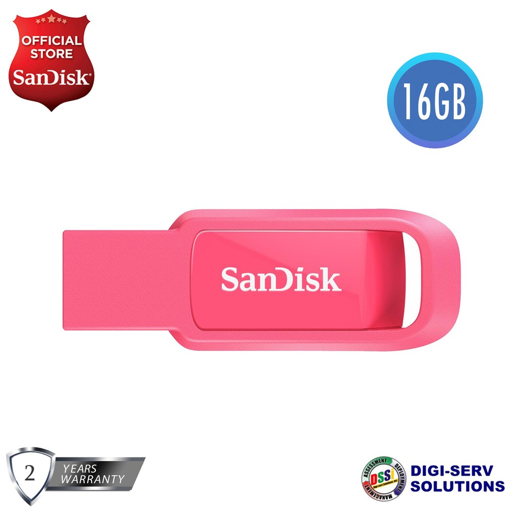 Sandisk 16GB Cruzer Spark USB 2.0 Flash Drive (Pink) | Shopee Philippines