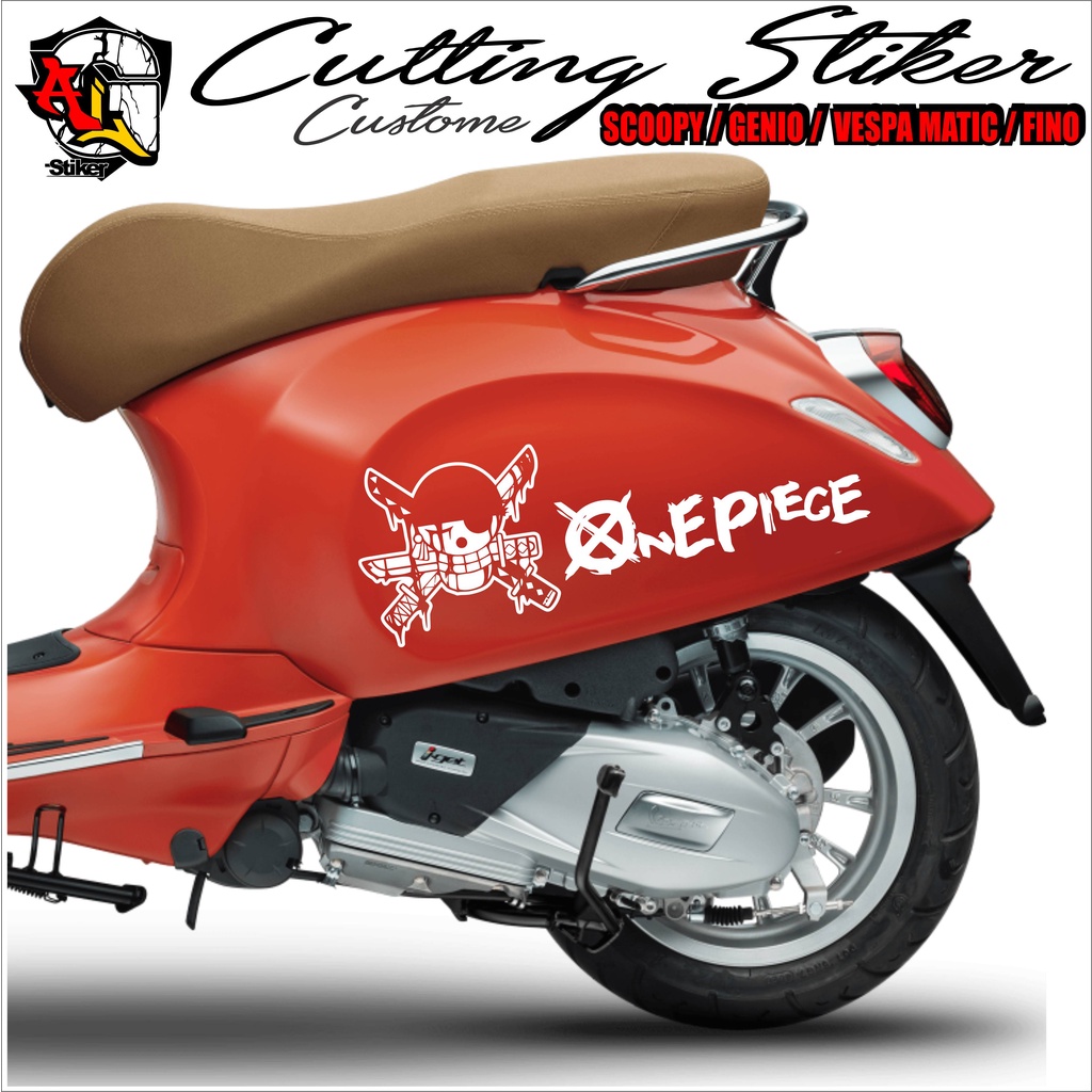 One PIECE CATING STICKER/SC.049/COING SCOOPY STICKER, GENIO, VESPA ...
