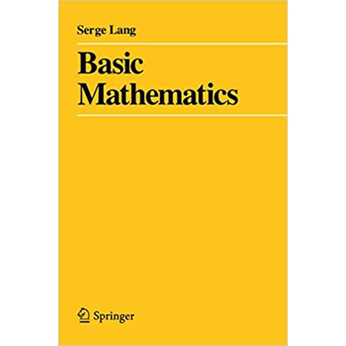 Basic Mathematics by Serge Lang | Shopee Philippines