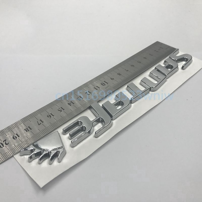 2020 3D Silver Emblem Lettering Decal para sa 2013 HYUNDAI SANTA FE Car ...