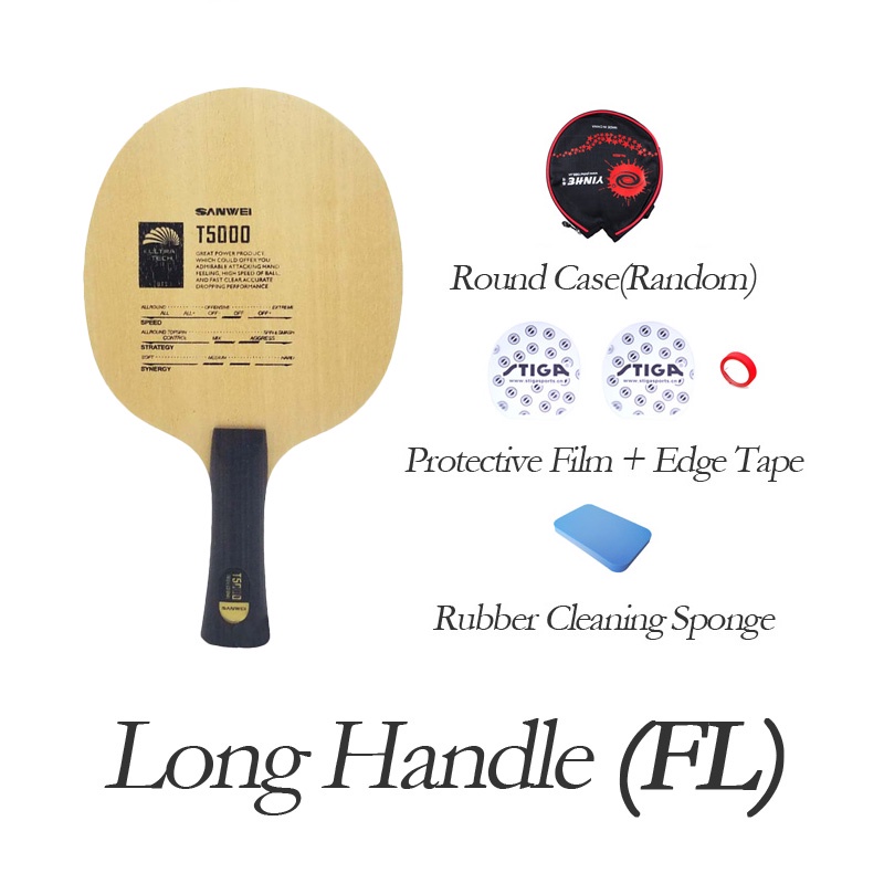 Original SANWEI T5000 CARBON Table Tennis Racket (5+2 Carbon) | Shopee Philippines