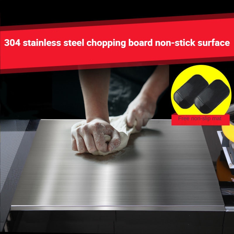 [Customized size]304 chopping board Stainless steel food grade kneading ...