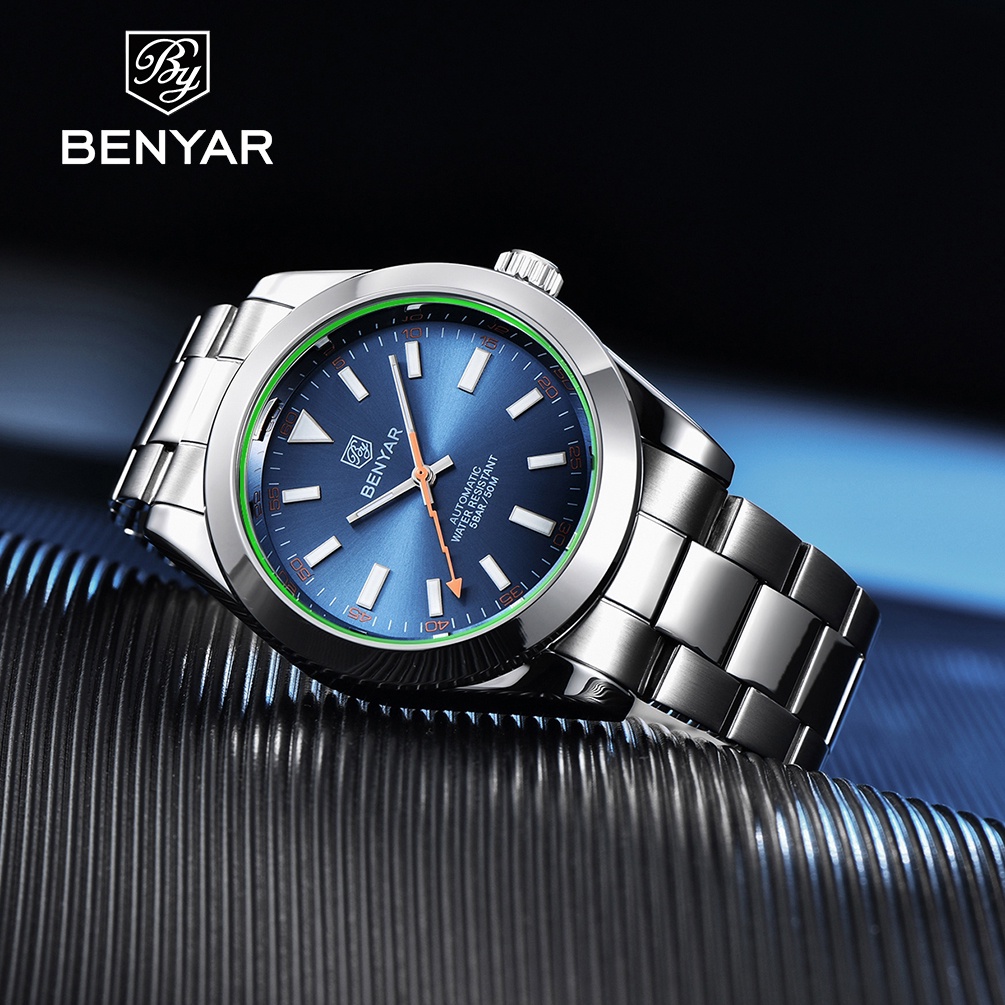 BENYAR Mechanical Sport Watch Men Top Luxury Waterproof Casual ...