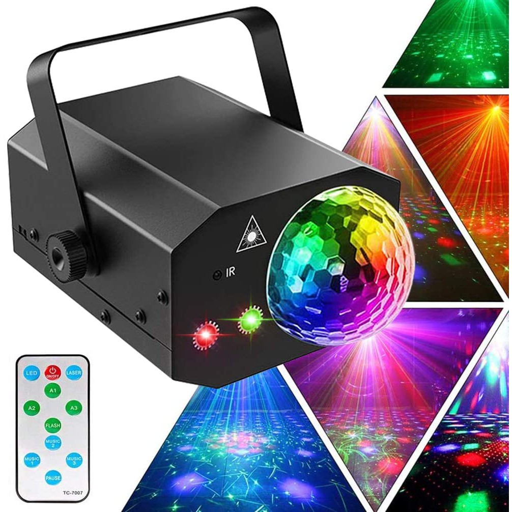 Led magic ball（plastic body),laser ball light,multiple function ...