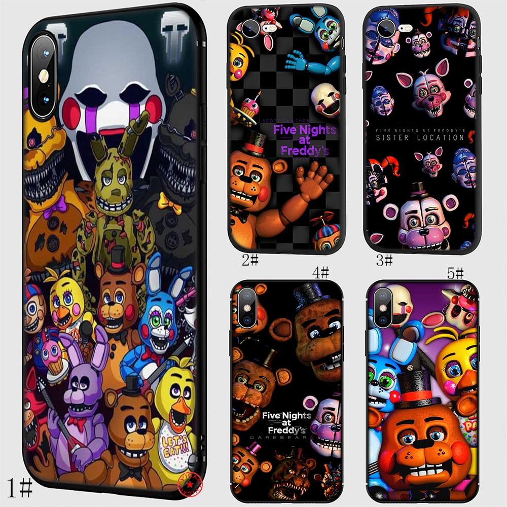 iPhone SE XR 5 5s 6 6s 7 8 Plus 11 Pro Max Soft Case IK44 Five Nights ...