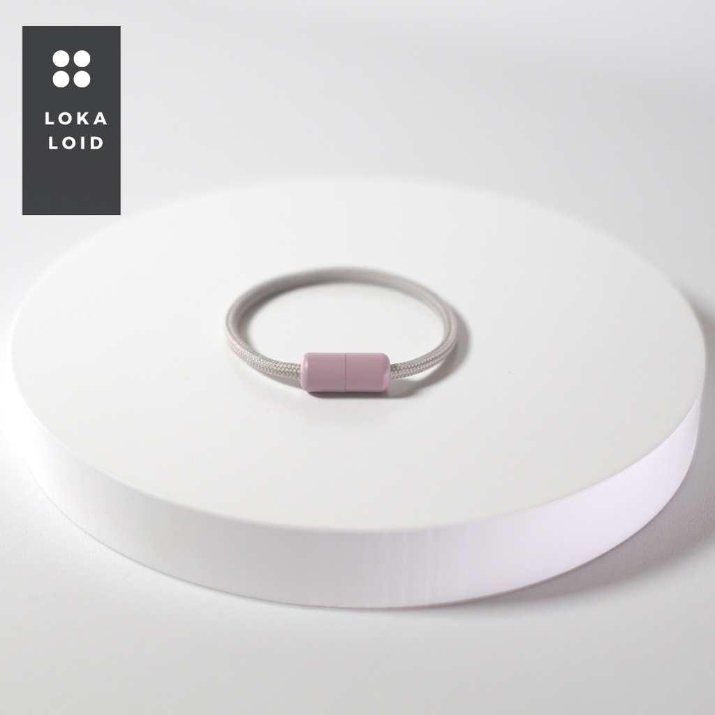 Lokaloid Women's Bracelet Soft Mulberry Color Light Inline One Line ...