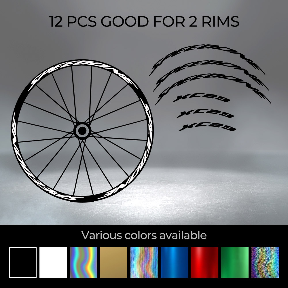 Speedone XC29 BIKE RIM DECALS | 26 | 27.5 | 29 | Wheel Rim Decal ...