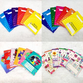 Writing and Composition Notebook 80 leaves Plain and Printed Design ...