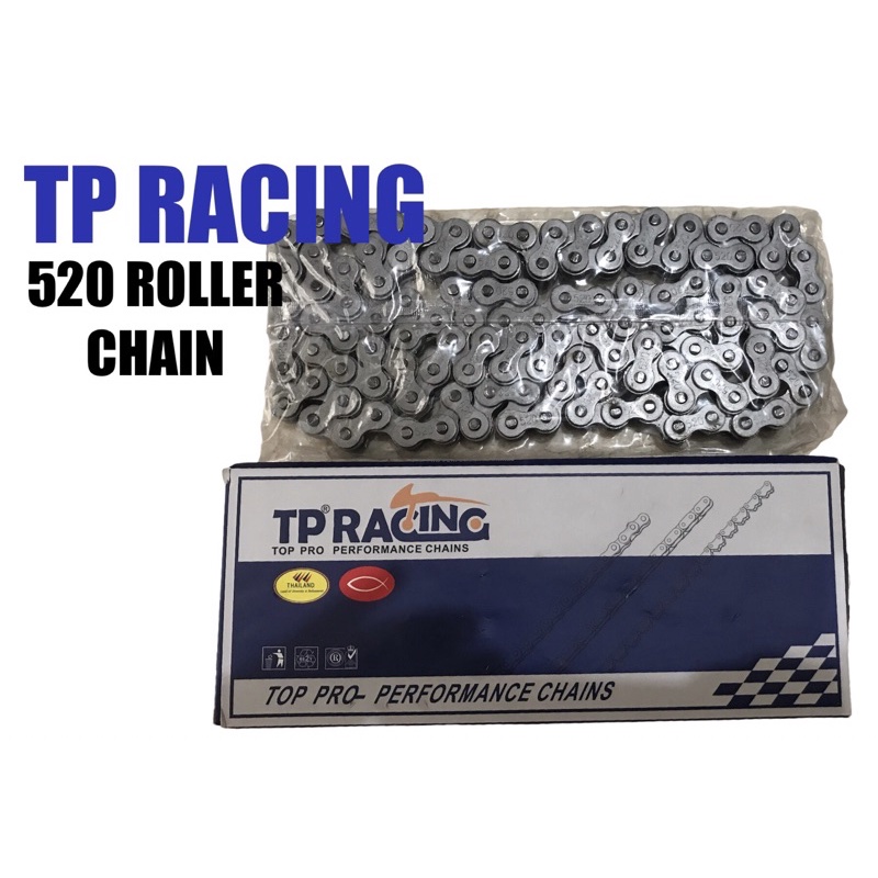 520 CHAIN TP RACING ROLLER CHAIN 520-120L | Shopee Philippines