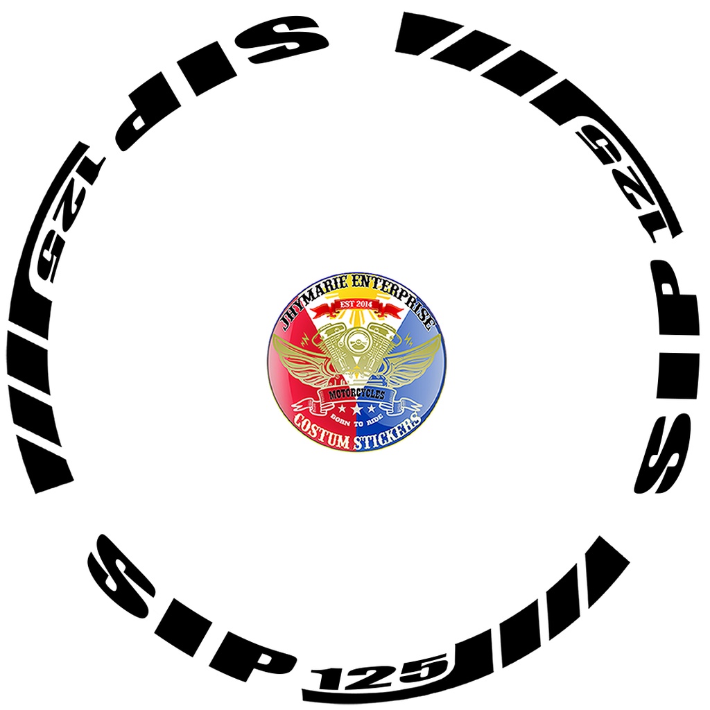 KEEWAY SIP 125 MAGS STICKER set for mags front and rear | Shopee ...