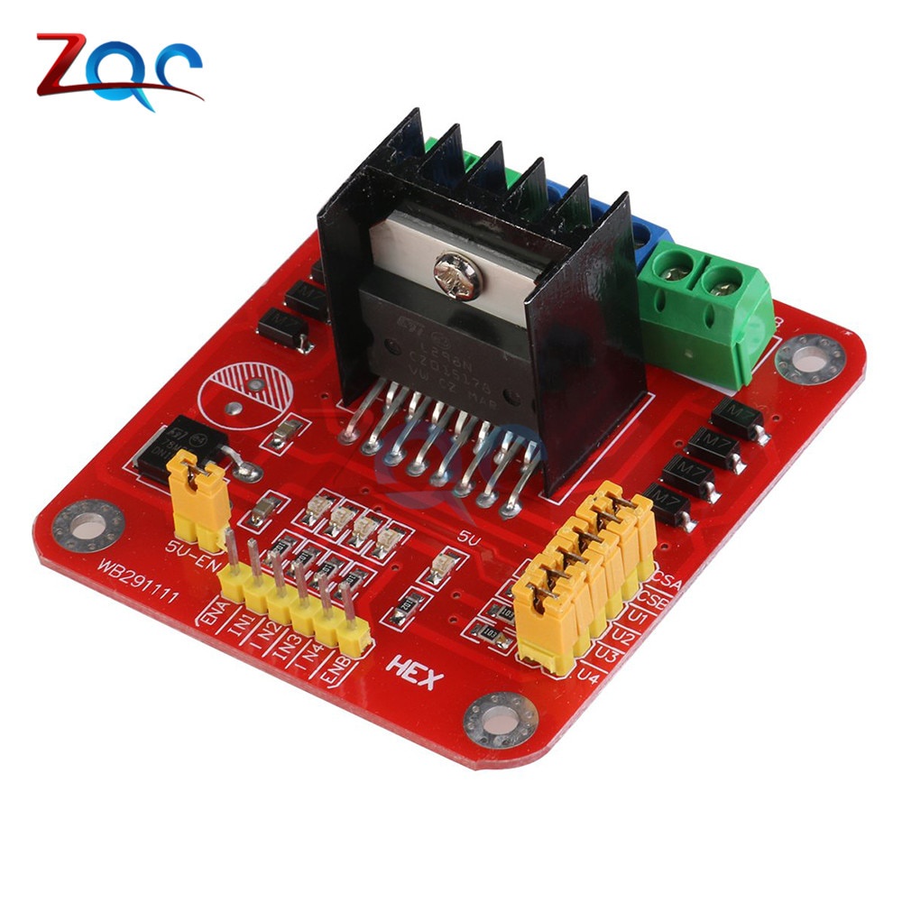 L298N Dual H Bridge DC Stepper Motor Driver Module Controller Board for ...