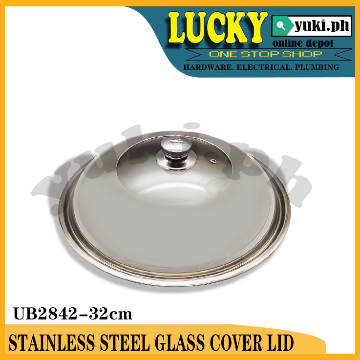 UB2842 /32cm STAINLESS STEEL GLASS COVER LID (UNIBEST) | Shopee Philippines