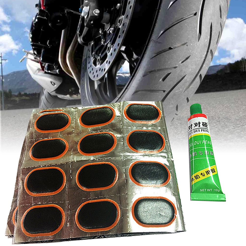 (FT)48pcs+1 glue high quality round bike motorcycle mtb road bike tire ...