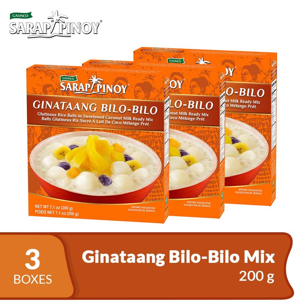 Sarap Pinoy Ginataang Bilo Bilo 200g (3 Boxes) | Shopee Philippines