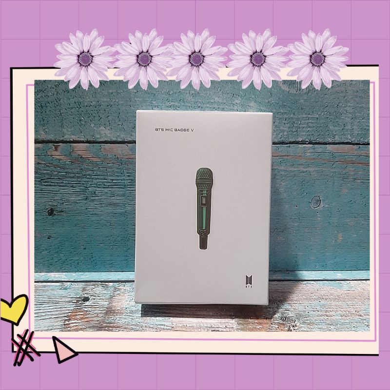 Bts Hybe Insight Mic Badge V (minus PC) | Shopee Philippines