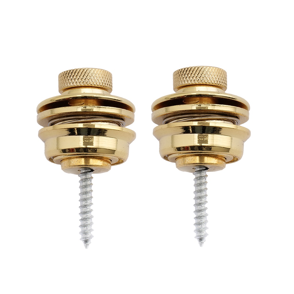 Musiclily Metal Flat Head Guitar Locking Strap Locks and Buttons Quick ...