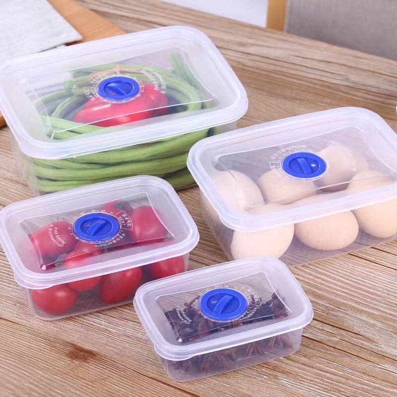 Fresh Keeping Box Food Plastic Container Microwavable & refrigerated ...