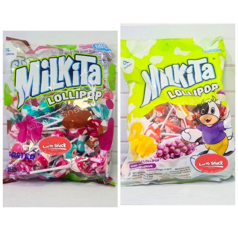 Milkita Assorted Milk Lollipop Candy All Variants | Shopee Philippines