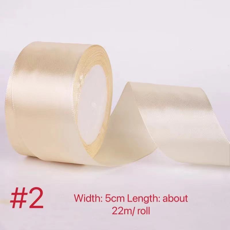 25Yards/Roll 5cm ribbon, satin ribbon, decorative ribbon, gift ...