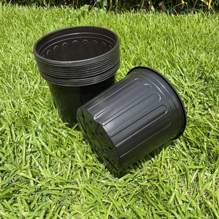 6pcs (16cm-29cm) High PVC Pots/Black PVC Pots Long PVC Pots Flower ...