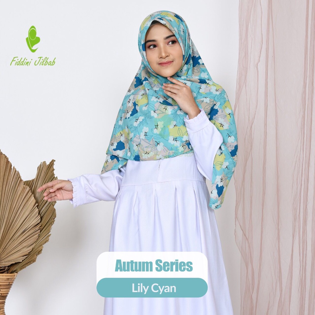 Fiddini HIJAB HIJAB SEGI Four BATIK Flower AUTUMN SERIES HIJAB 120cm ...