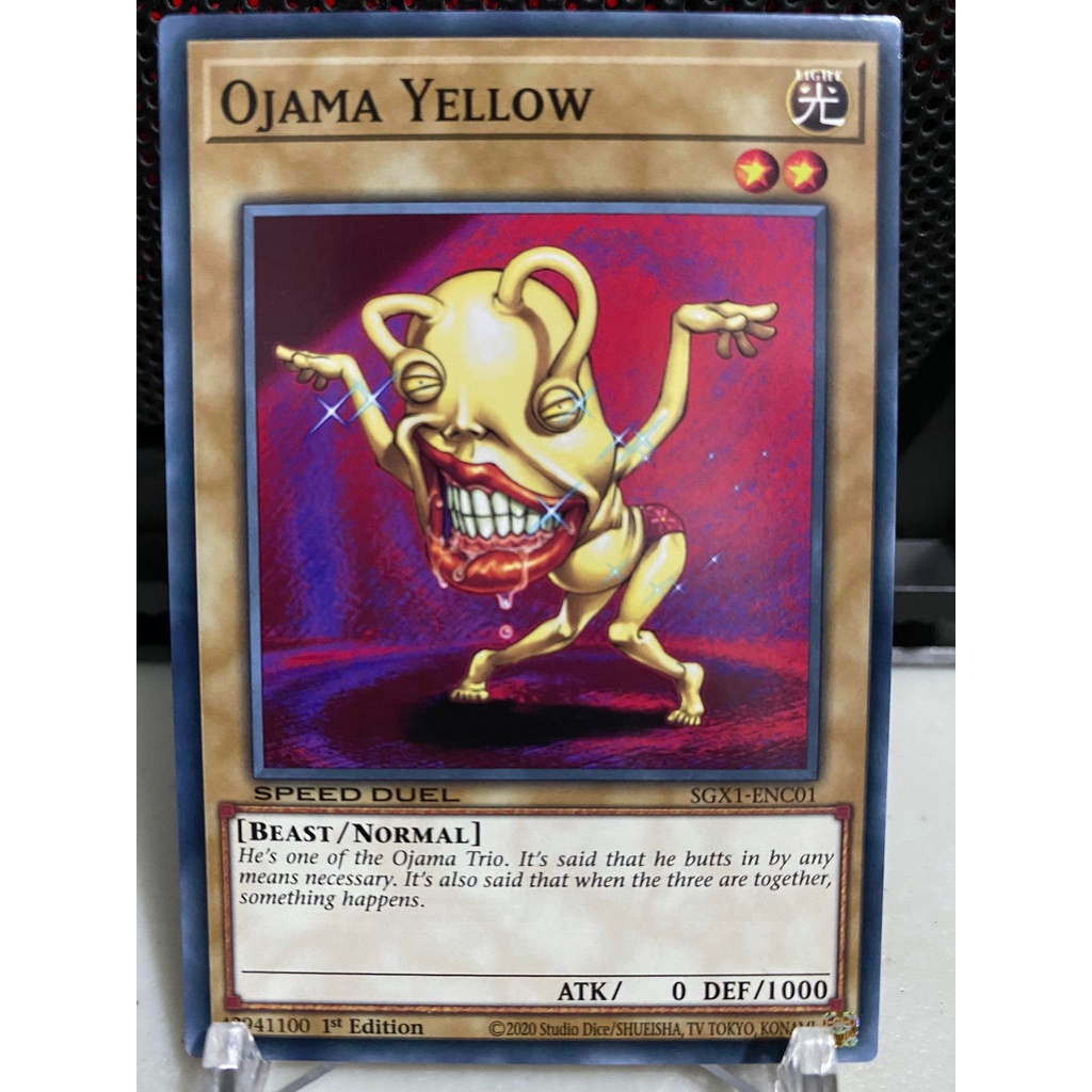 Ojama Yellow - SGX1-ENC01 - Common 1st Edition | Shopee Philippines