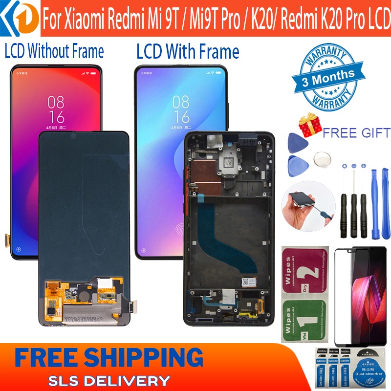 Original Xiaomi Mi 9T / Mi9T Pro / Redmi K20/ Redmi K20 Pro LCD Display Screen With Frame ...