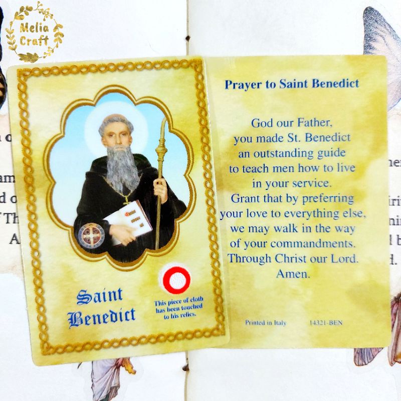 Relikui St Benedict - Saint Benedict Relics - Third Class Relics ...