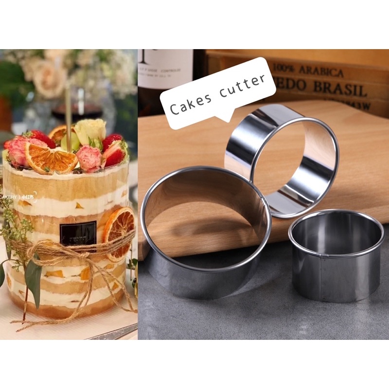 3pcs DIY Baking Round Mold dessert Ring Mold cake Cutter Maker ...