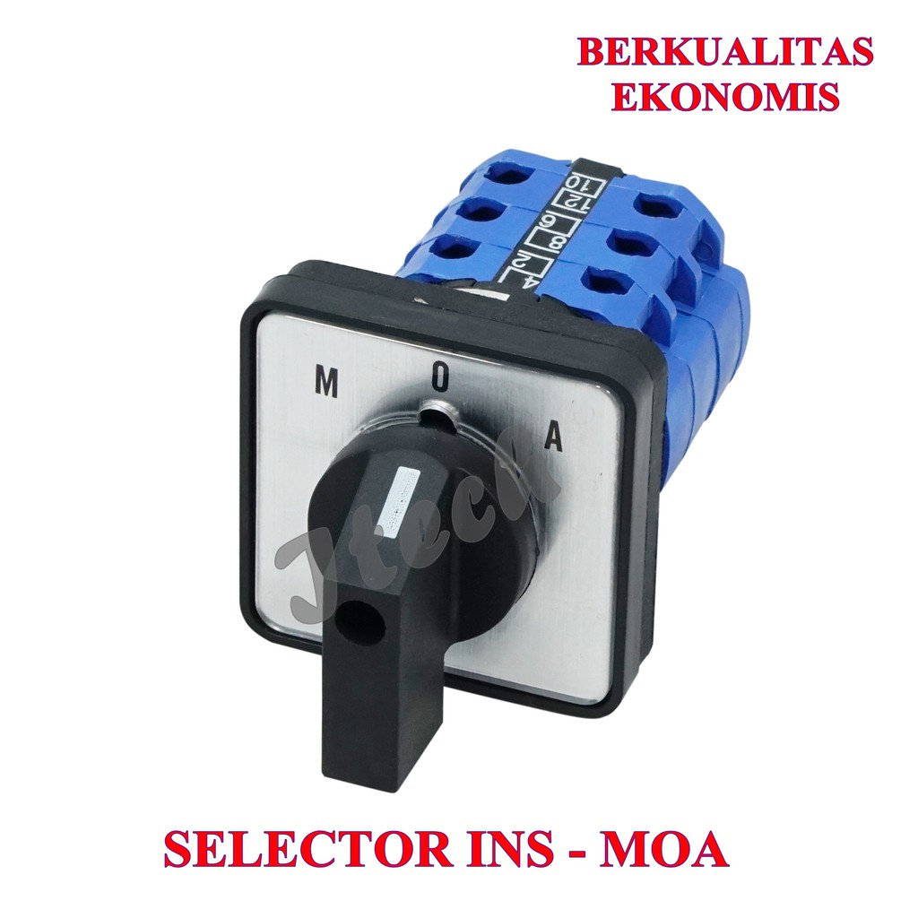 SELECTOR SWITCH INS MOA 3 POSITION / ROTARY SWITCH MOA INS | Shopee ...