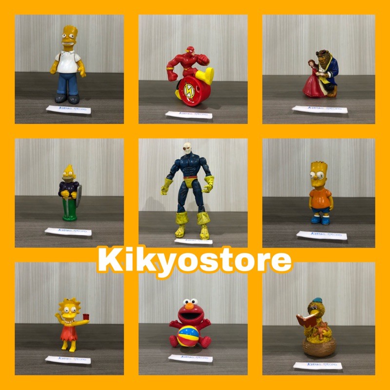 Action figure Simpson Action figure Elmo Action figure Beauty and The ...