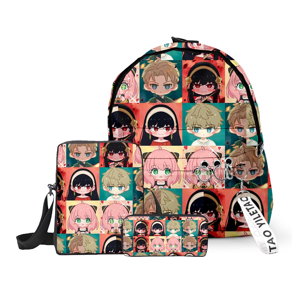 EASTHILL 2022 Anime SPY X FAMILY Anya Forger Cute Merch Backpack 3pcs ...
