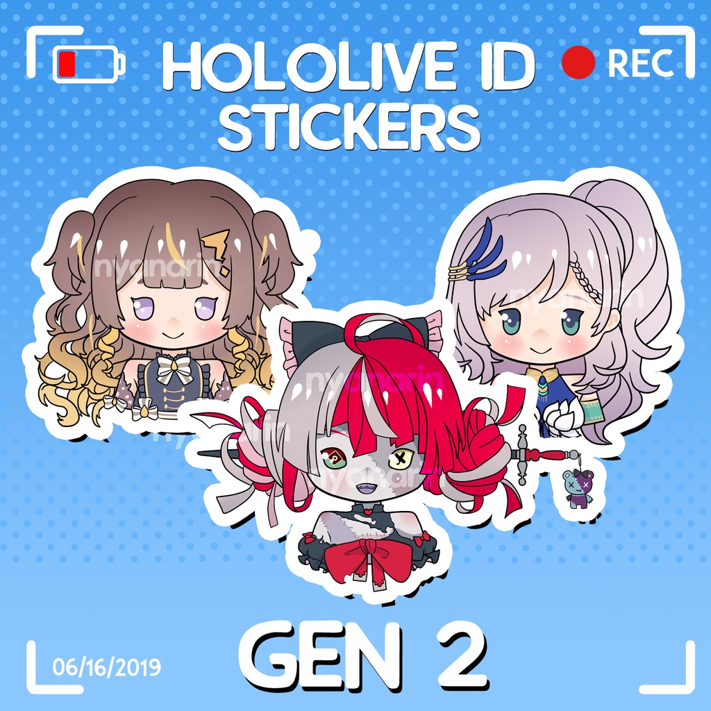 Hololive ID GEN 2 Stickers | Shopee Philippines