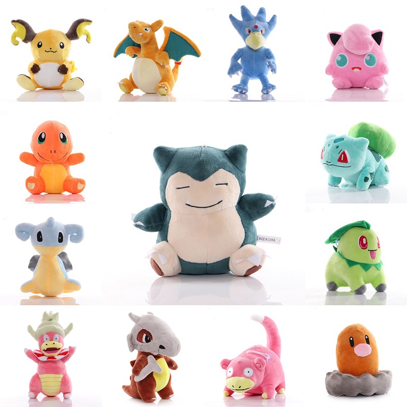 Pokemon Plush Toys Pikachu Squirtle Charmander Stuffed Plush Doll Toys ...