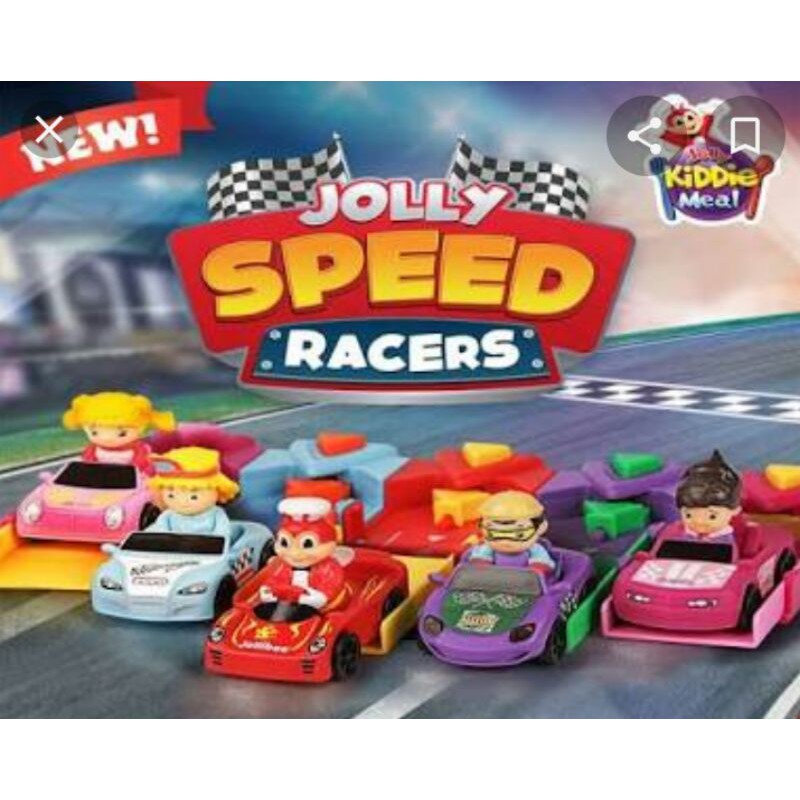 Jollibee Jolly Speed Racers Set | Shopee Philippines
