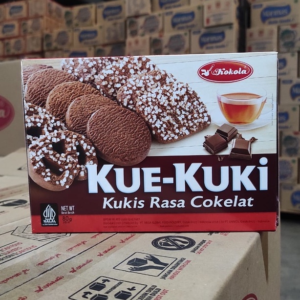 Chocolate BUTTER KUKI CAKE 80GR / 24 BOX suitable for gifts ...
