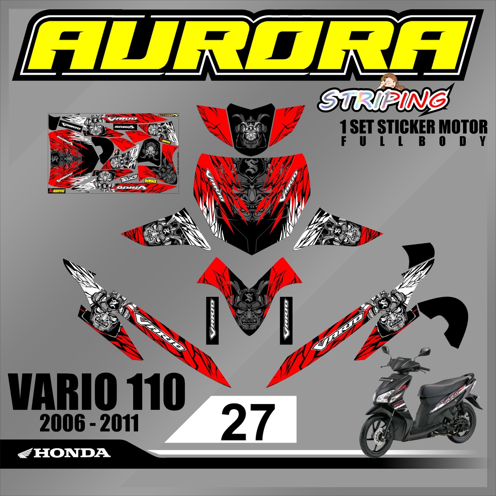 Decal Sticker Fullbody Vario 110 CW 2006 2007 2008 2009 Sticker Latest ...