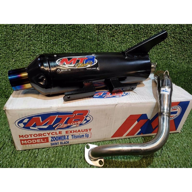 MT8 power pipe for Zoomer X/Honda Beat titanium tip | Shopee Philippines