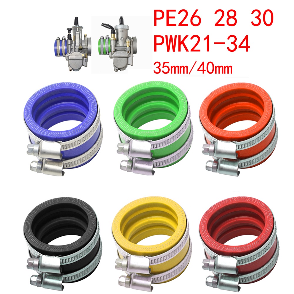 Motorcycle Carburetor Rubber Adapter 35mm/40mm/42mm/45mm Carburetor Air ...