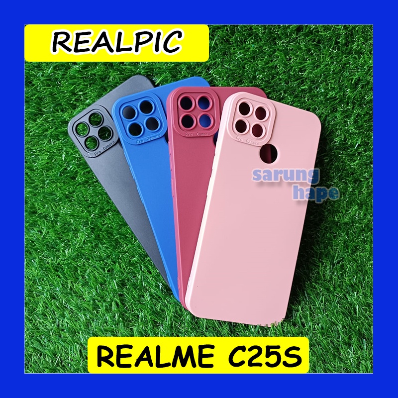Realme C25s Case - Colorful Matte TPU Softcase Cover Casing | Shopee ...