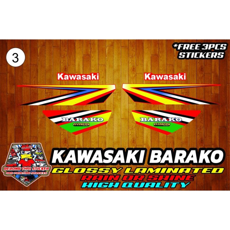 Kawasaki Barako Decals | Shopee Philippines