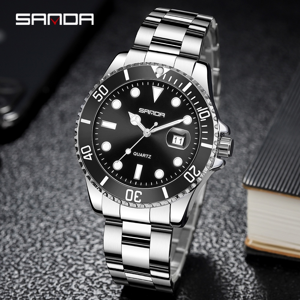 SANDA Successful Men's Outburst Charm Quartz Watch Business Boss ...
